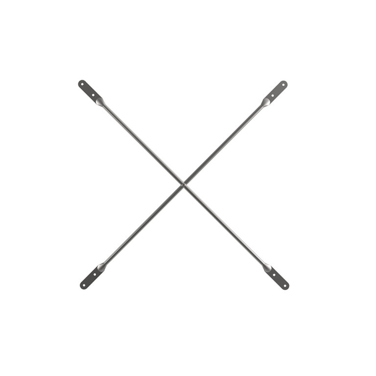 Cross Brace, Tubular, Double Holes - Hana Scaffold