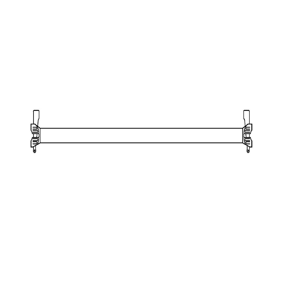 Ledger with slim ledger head - Hana Scaffold